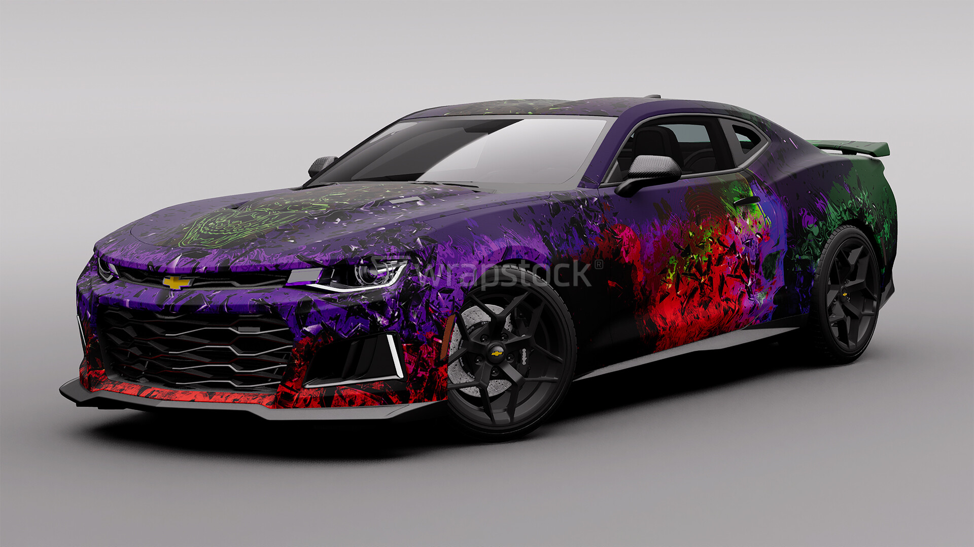 Glass Black Car Wrap