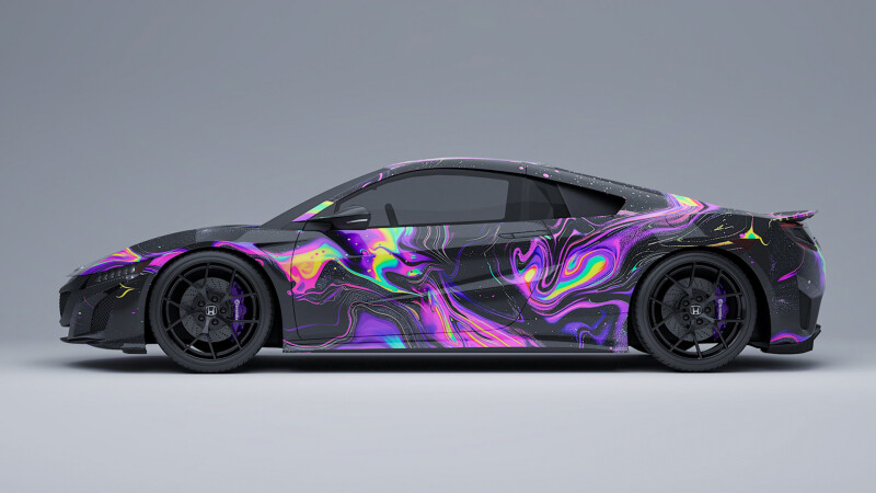 Wrapstock - Liquid Neon