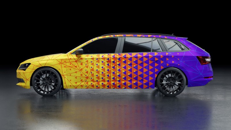 Wrapstock - Triangle Hue