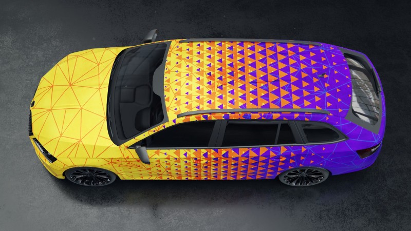 Wrapstock - Triangle Hue