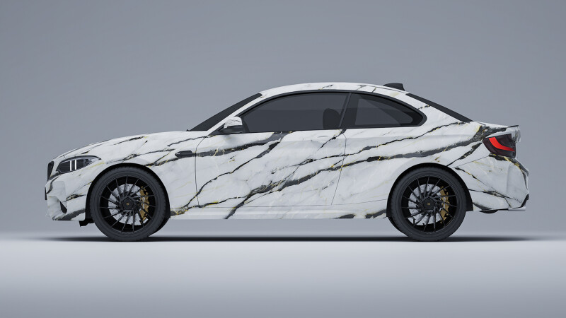 Wrapstock - White Marble