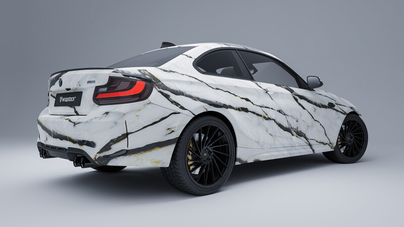 Wrapstock - White Marble