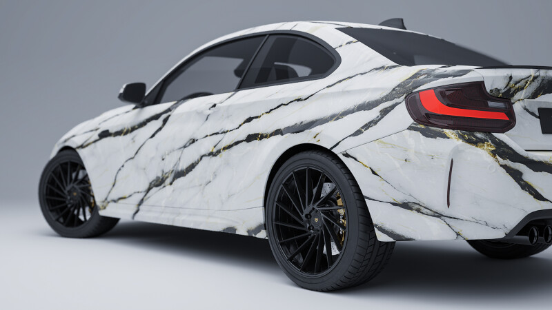 Wrapstock - White Marble