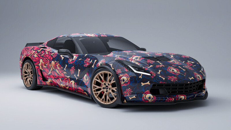 Wrapstock - Classic Bone Roses