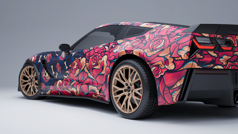 Wrapstock - Classic Bone Roses