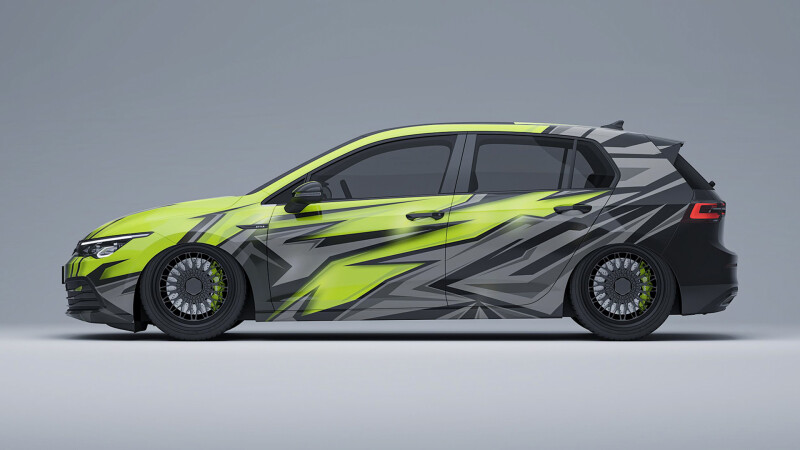 Wrapstock - Lime Highlight