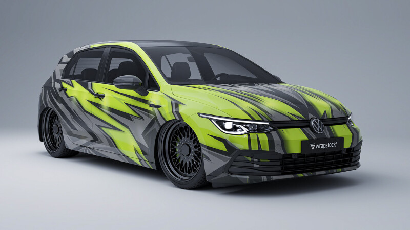 Wrapstock - Lime Highlight