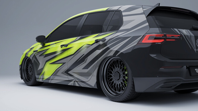 Wrapstock - Lime Highlight