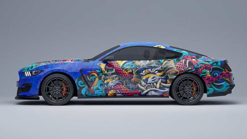 Wrapstock - Tigers Samurai